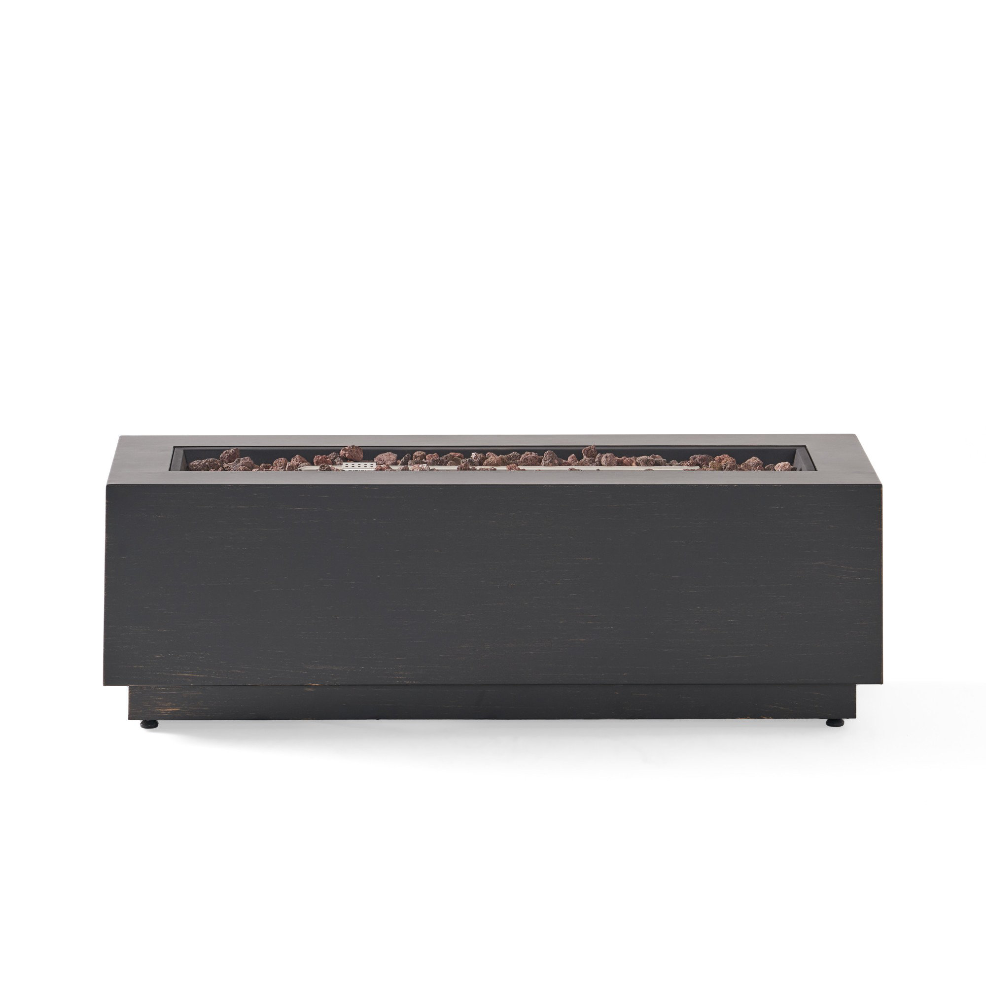 Latitude Run® High quality rectangular iron fire pit with tank stand ...