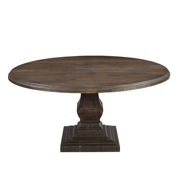 Rosalind Wheeler Annacarolina Round Solid Wood Dining Table | Wayfair