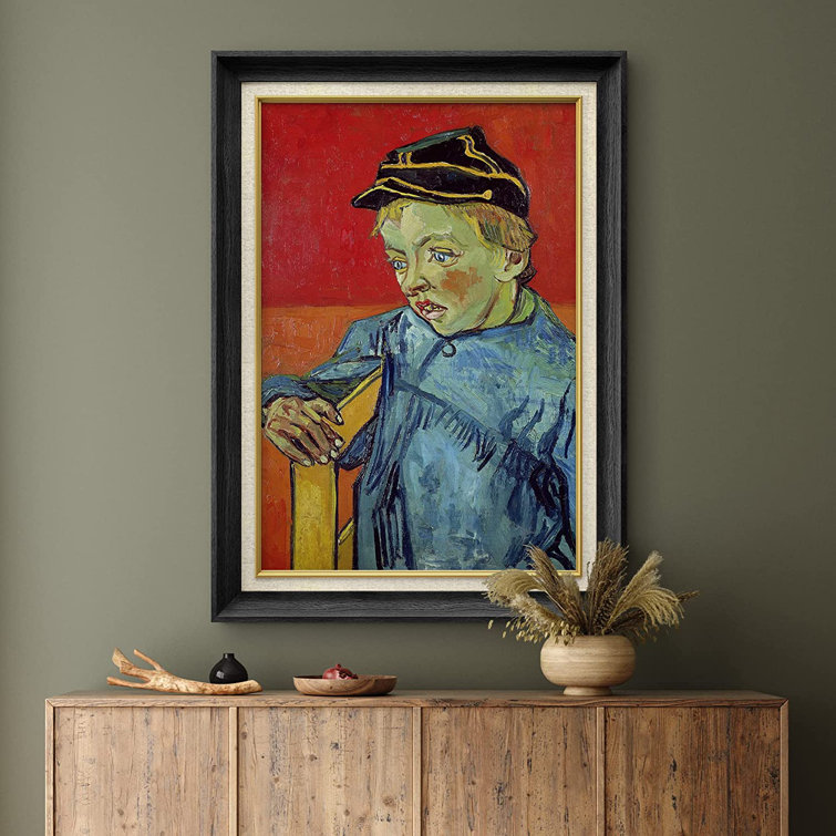 SIGNLEADER Portrait Of Camille Roulin Framed On Canvas by Vincent Van ...