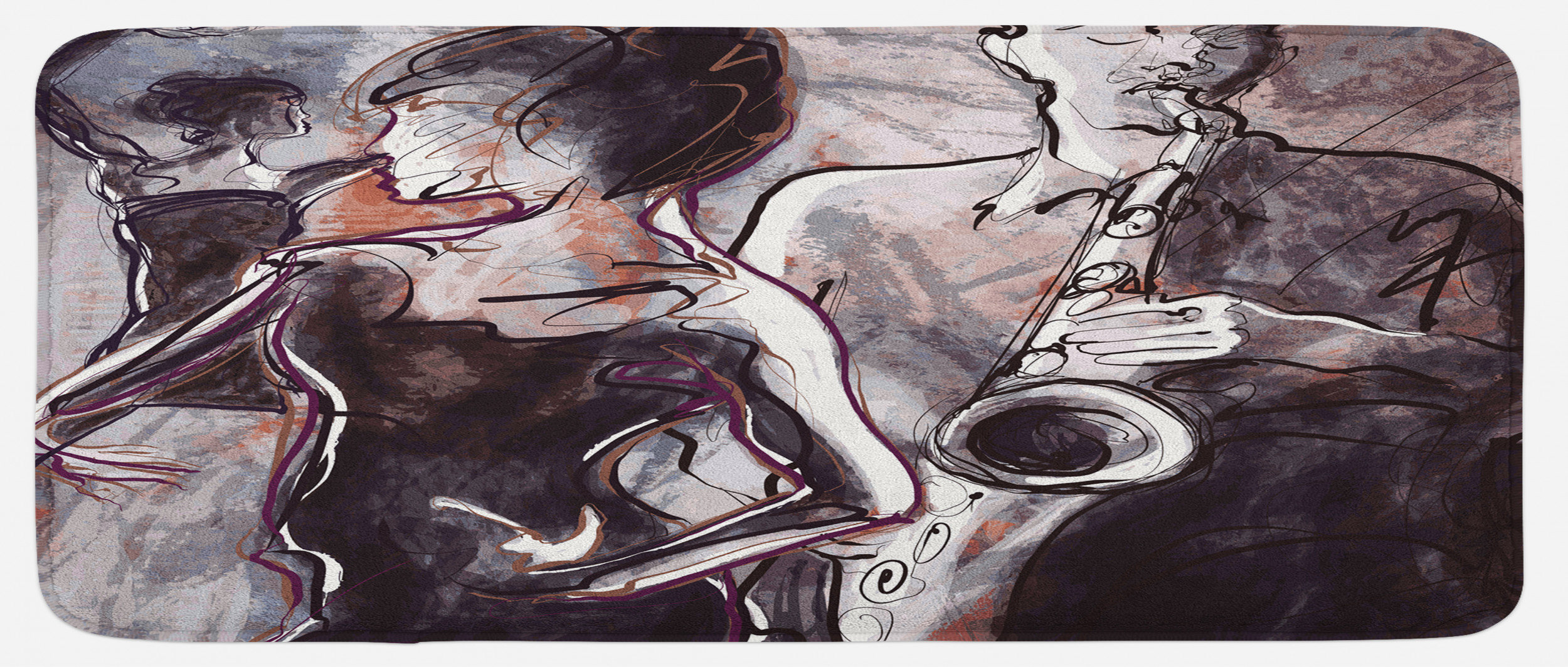 East Urban Home Music Kitchen Mat | Wayfair