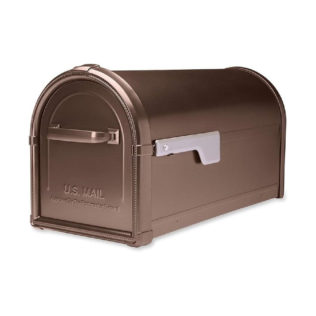 Home Moderne-N Mailboxes Heavy Duty Decorative Steel Metal Post Mounted ...