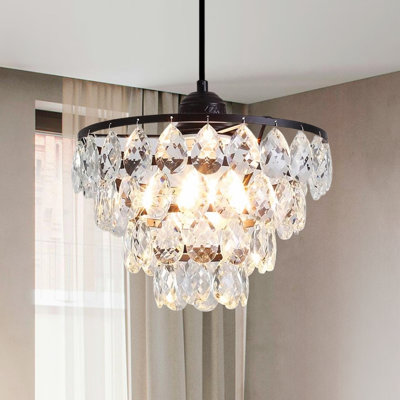 House of Hampton® Kimoya 1-Light Mini Crystal Chandelier Pendant Light ...