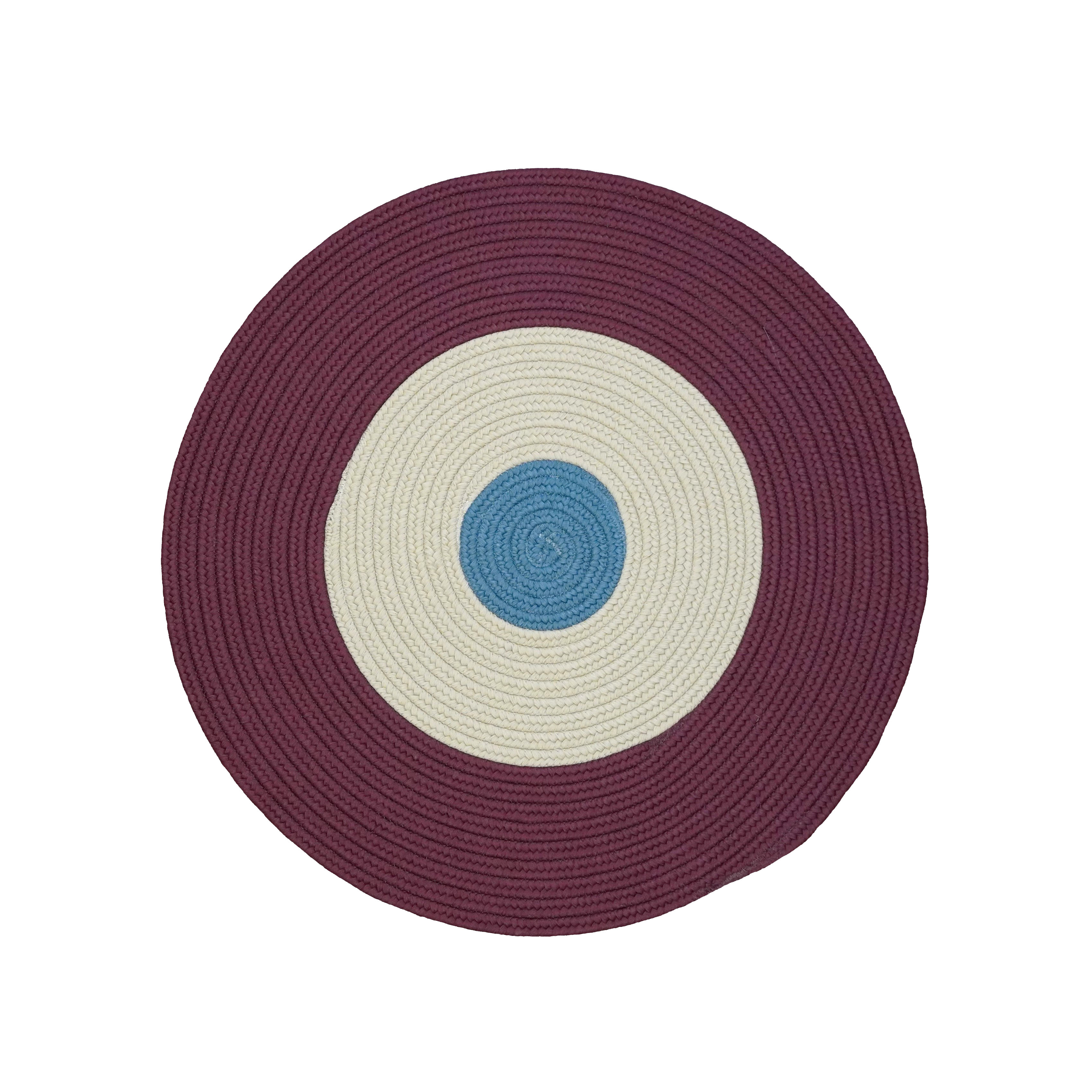 Colonial Mills Round Melbourne Braid Geometric Machine Woven ...