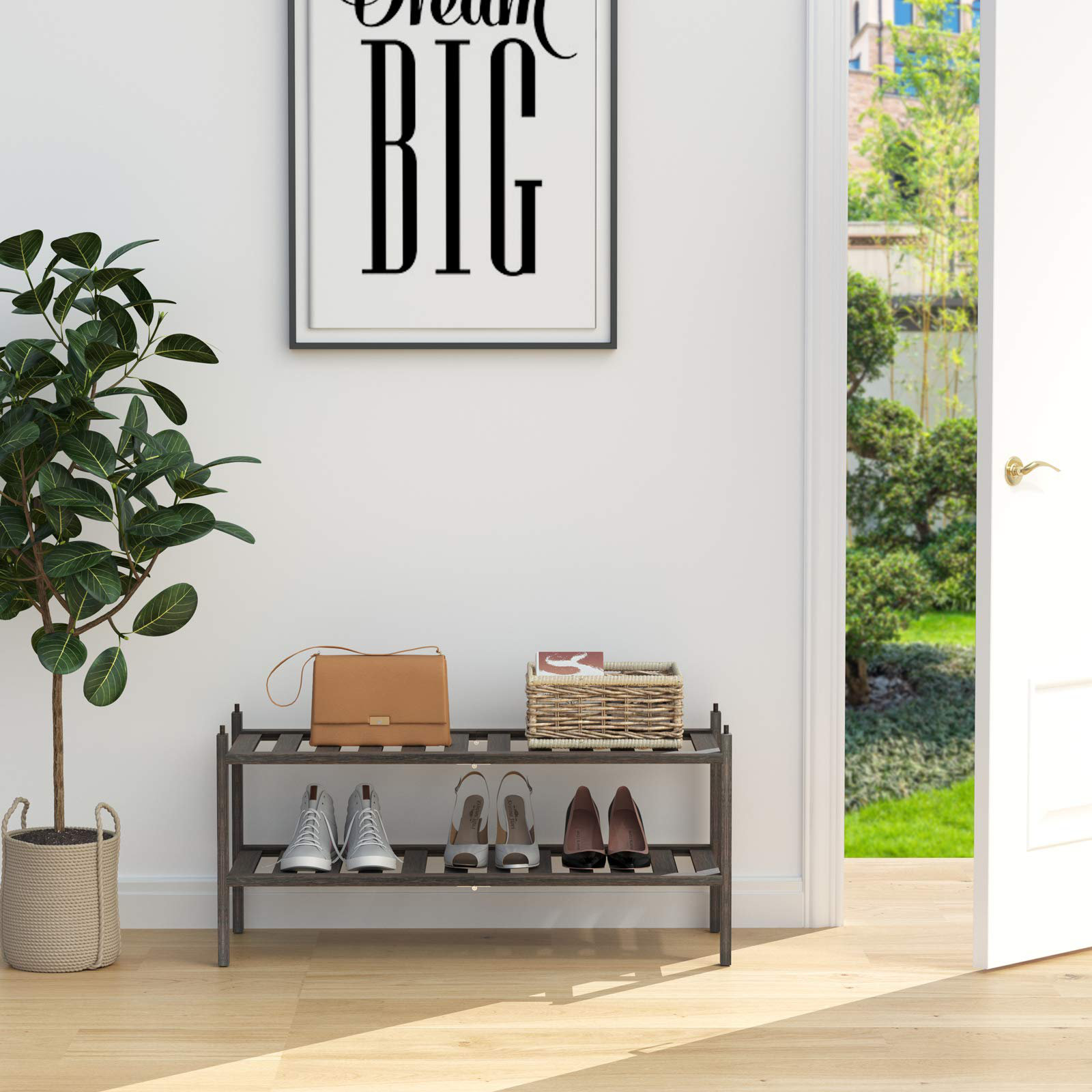 Lark Manor 10 Pair Shoe Rack | Wayfair