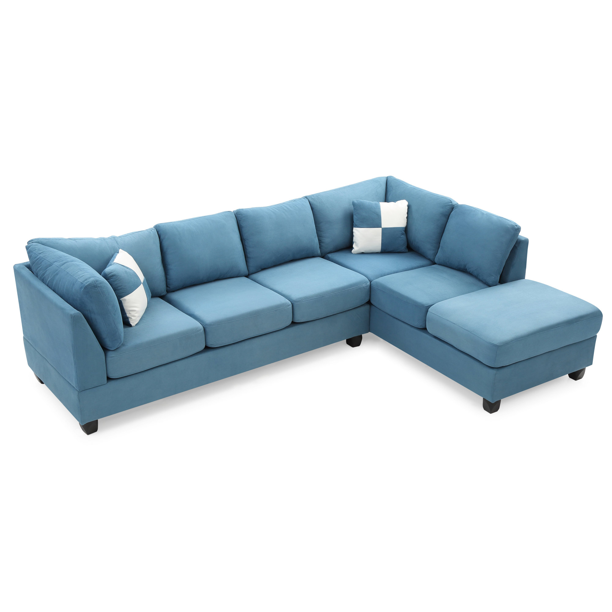 Latitude Run® Versatile Microfiber Sectional Comfort Home Living | Wayfair
