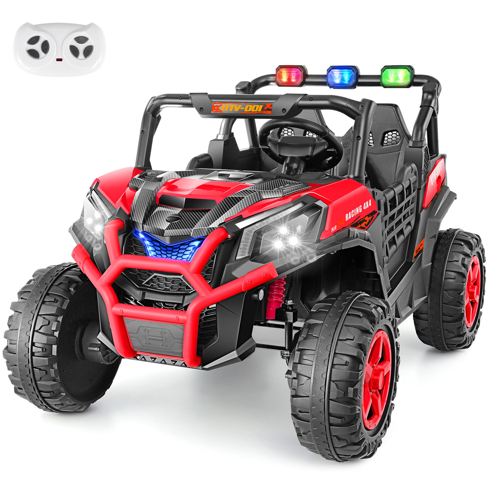 Homdox 24V 2 Seater Battery Powered Ride On Toy Utv With Remote Control ...