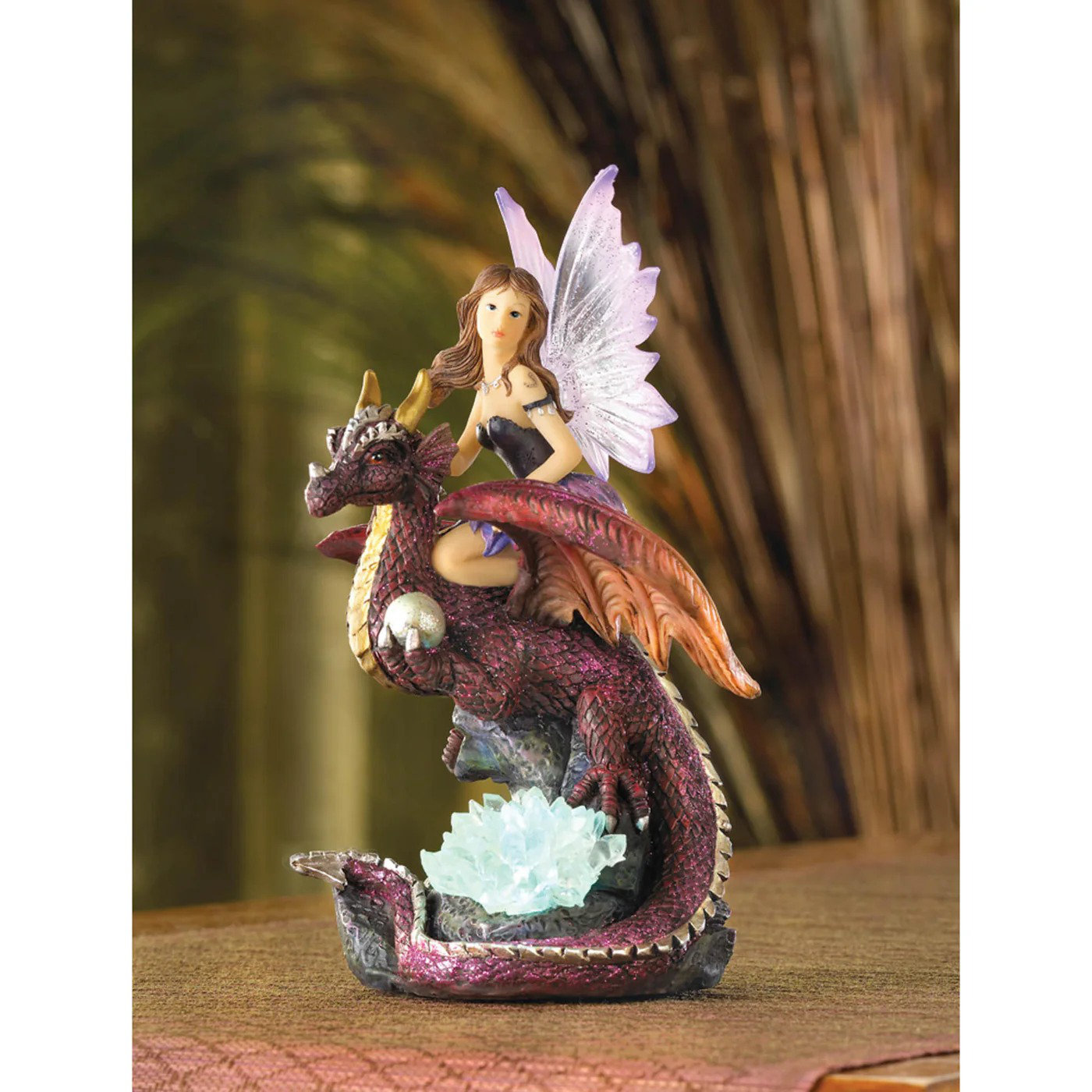 Fantasy Gifts DRAGON RIDER FIGURINE - Wayfair Canada