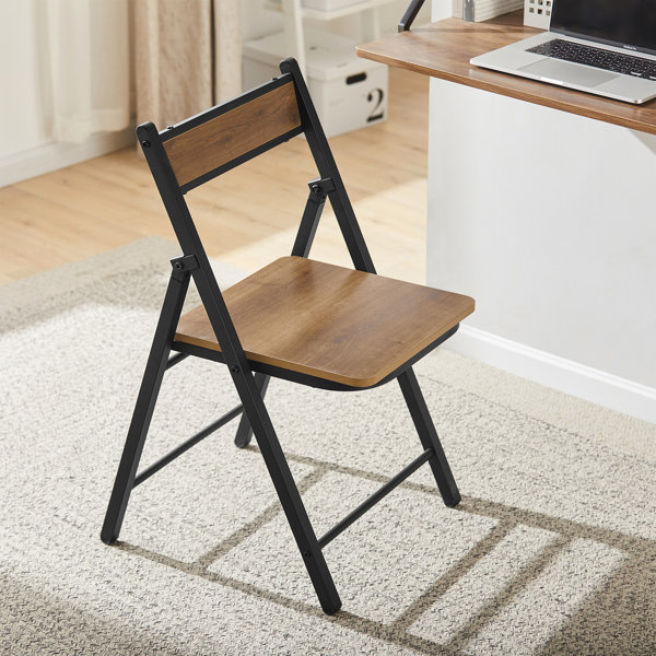 Borough Wharf Gordie Manufactured Wood Stackable Folding Chair Folding ...