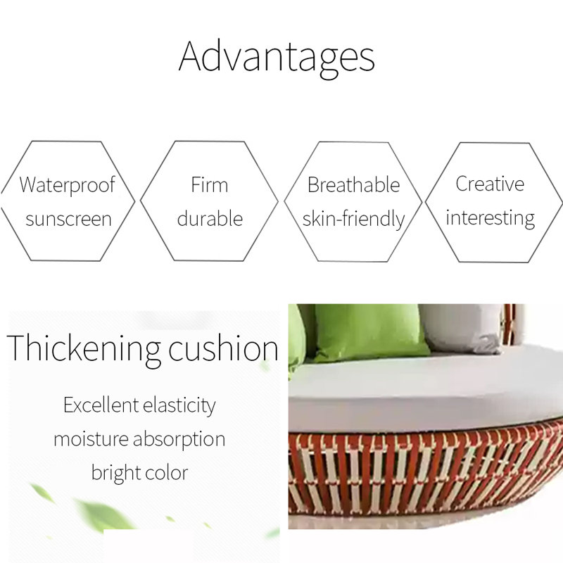 A Zoetic Home High quality PE rattan patio daybed | Wayfair