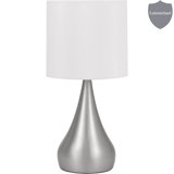 Pewter / Silver Table Lamps You'll Love | Wayfair