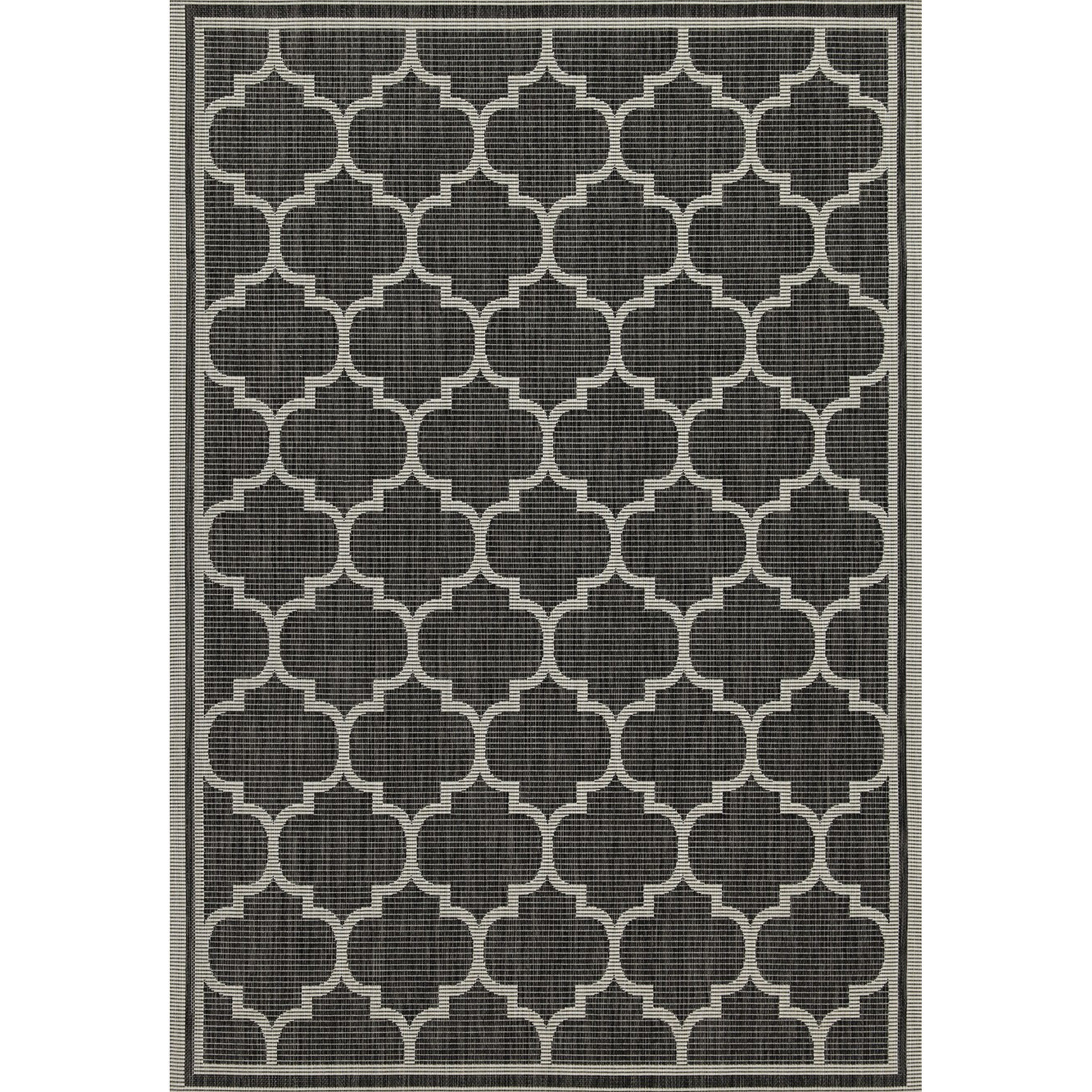 Red Barrel Studio® Gchar25 Sunshine Anthracite Area Rug, Trellis ...