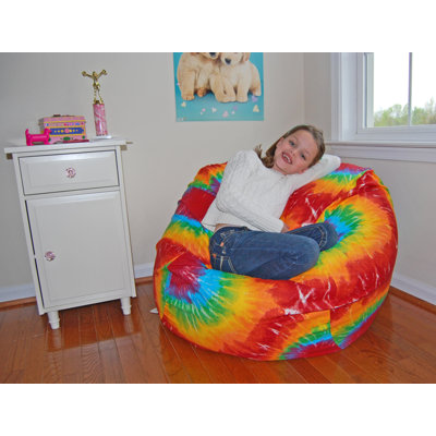 Ahh! Products 100% Cotton Bean Bag Chair & Lounger | Wayfair
