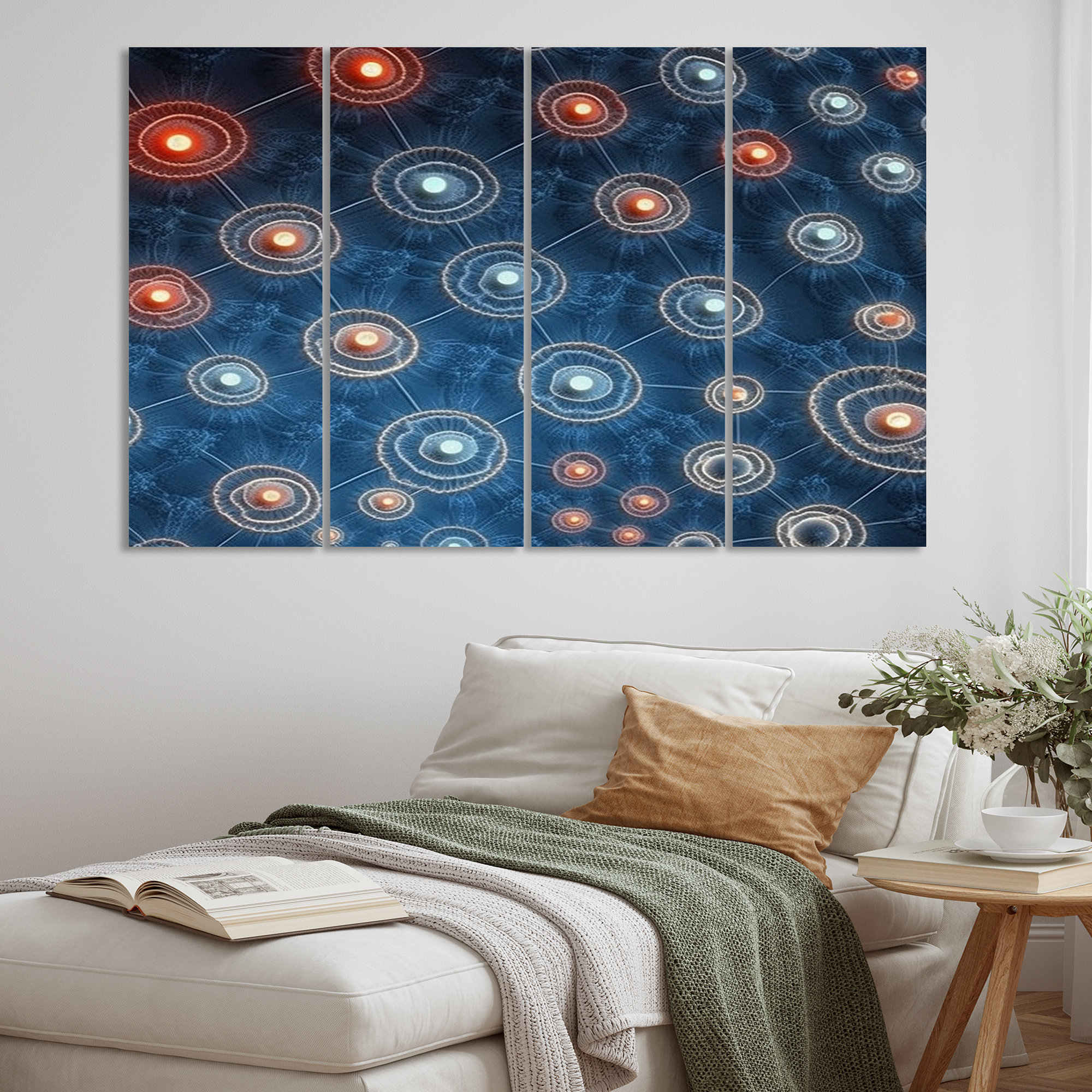 Wrought Studio Abstract Light Infinity Matrix II - Fractals Canvas Wall ...