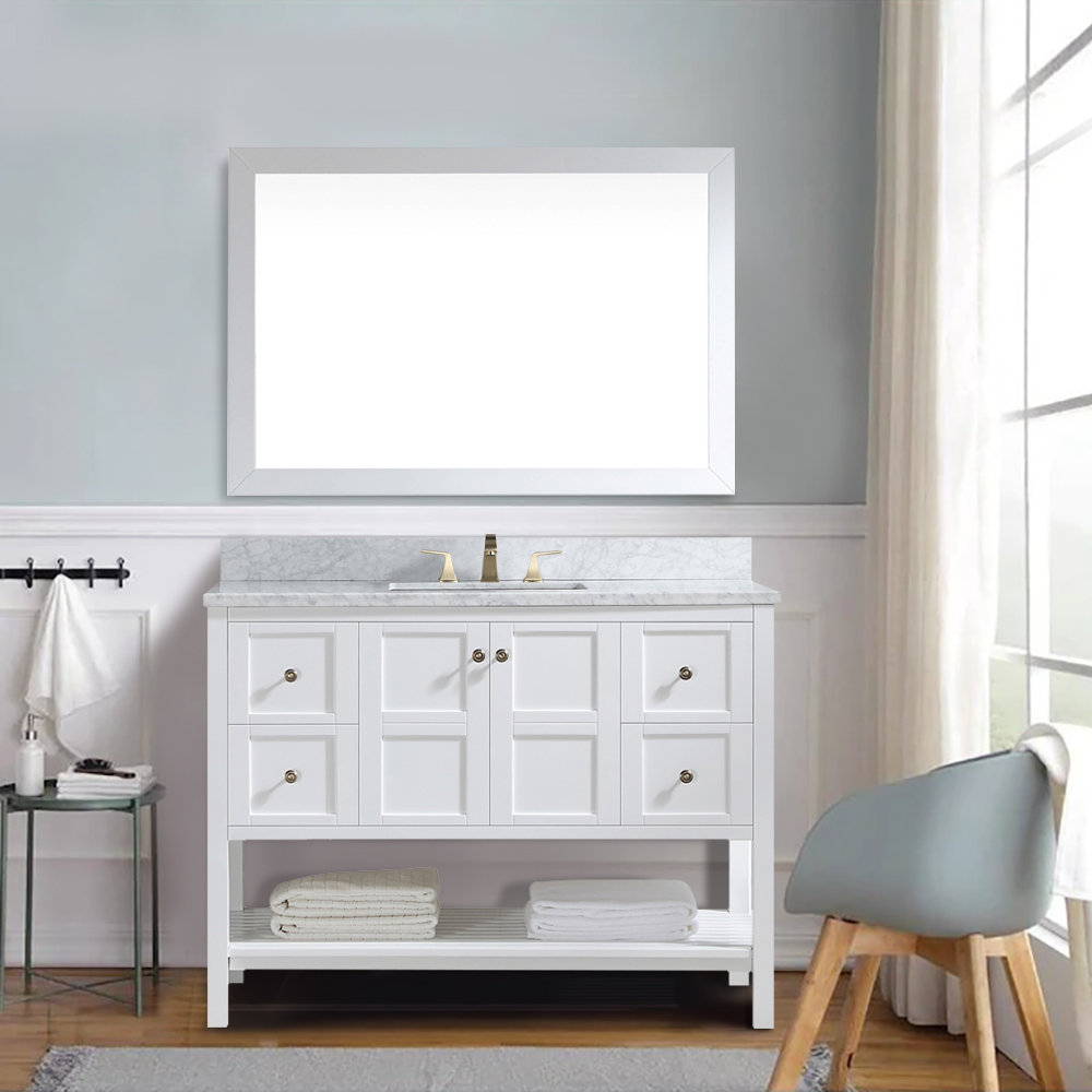 Mercer41 Ensemble de meuble-lavabo simple 48 po Nadire - Wayfair Canada