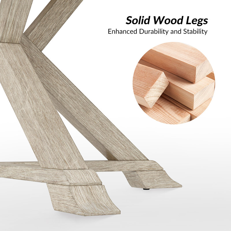 Red Barrel Studio® Suheyla Transitional Extendable Dining Table With ...