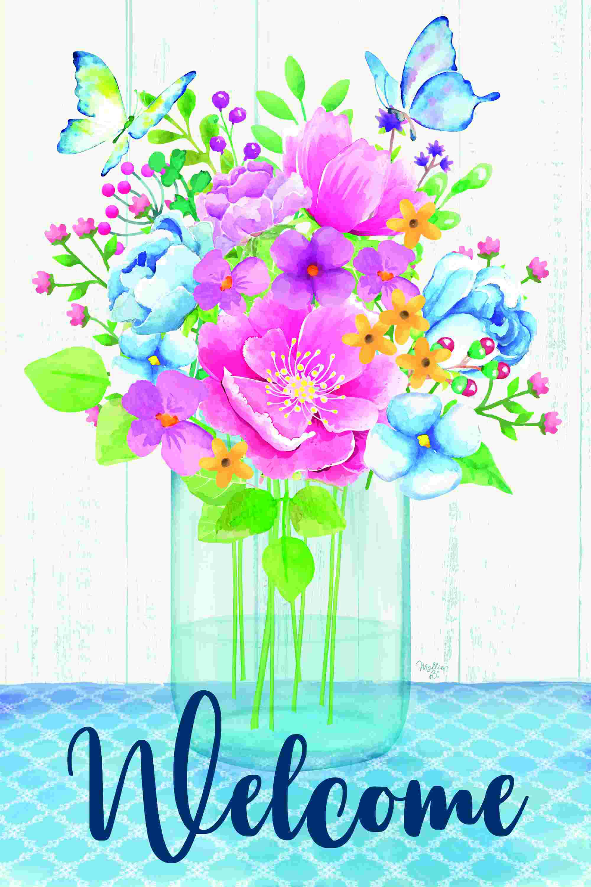 Red Barrel Studio® Welcome Spring Flowers | Wayfair