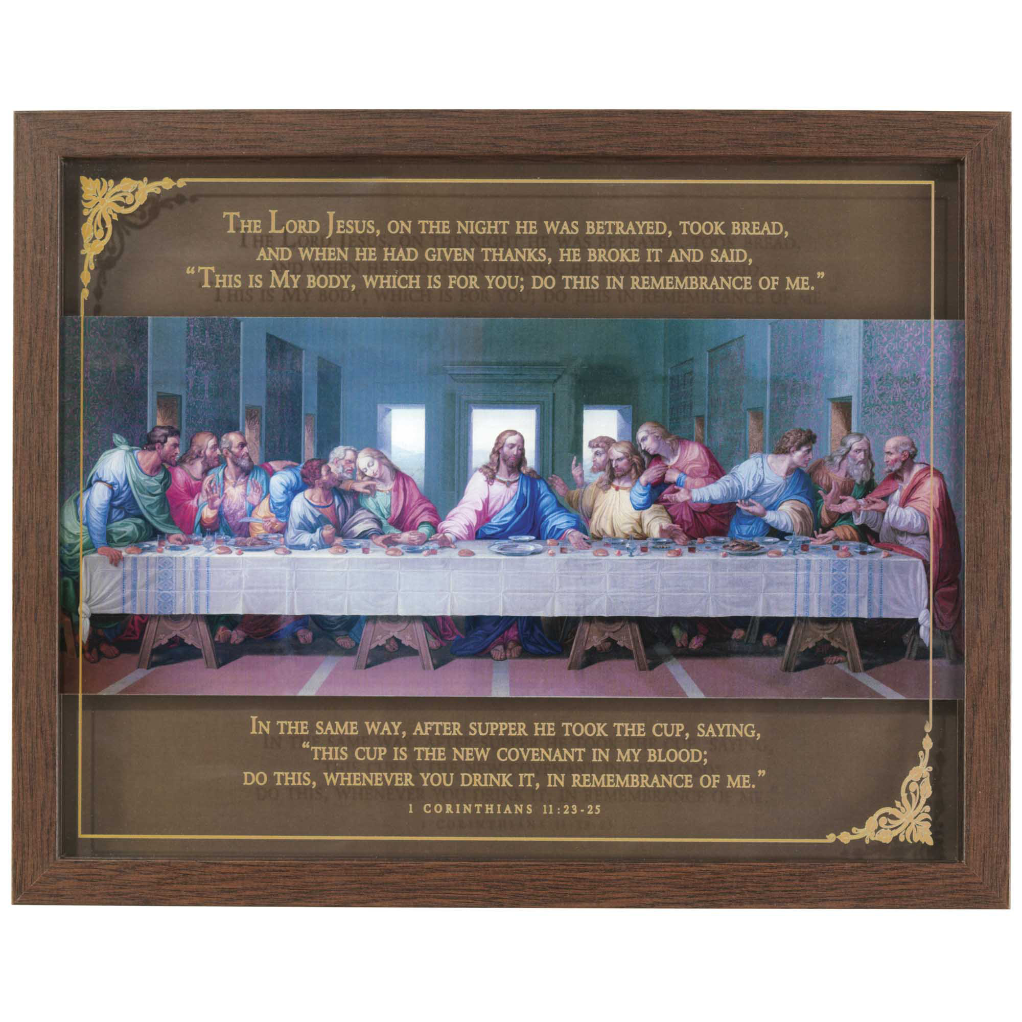 Trinx The Last Supper - Picture Frame Textual Art | Wayfair