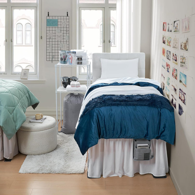 DormCo Packs 44 Piece Complete College Dorm Room Essentials and Luxury ...