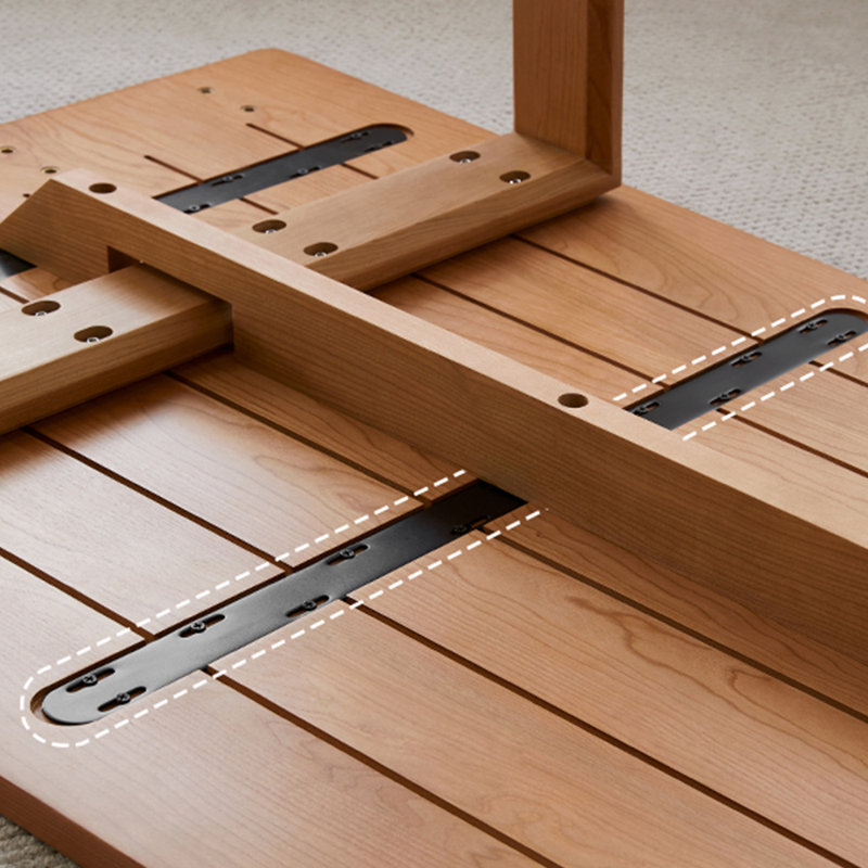 Animoe D Furniture Cherry Wood Slab Dining Table Set | Wayfair