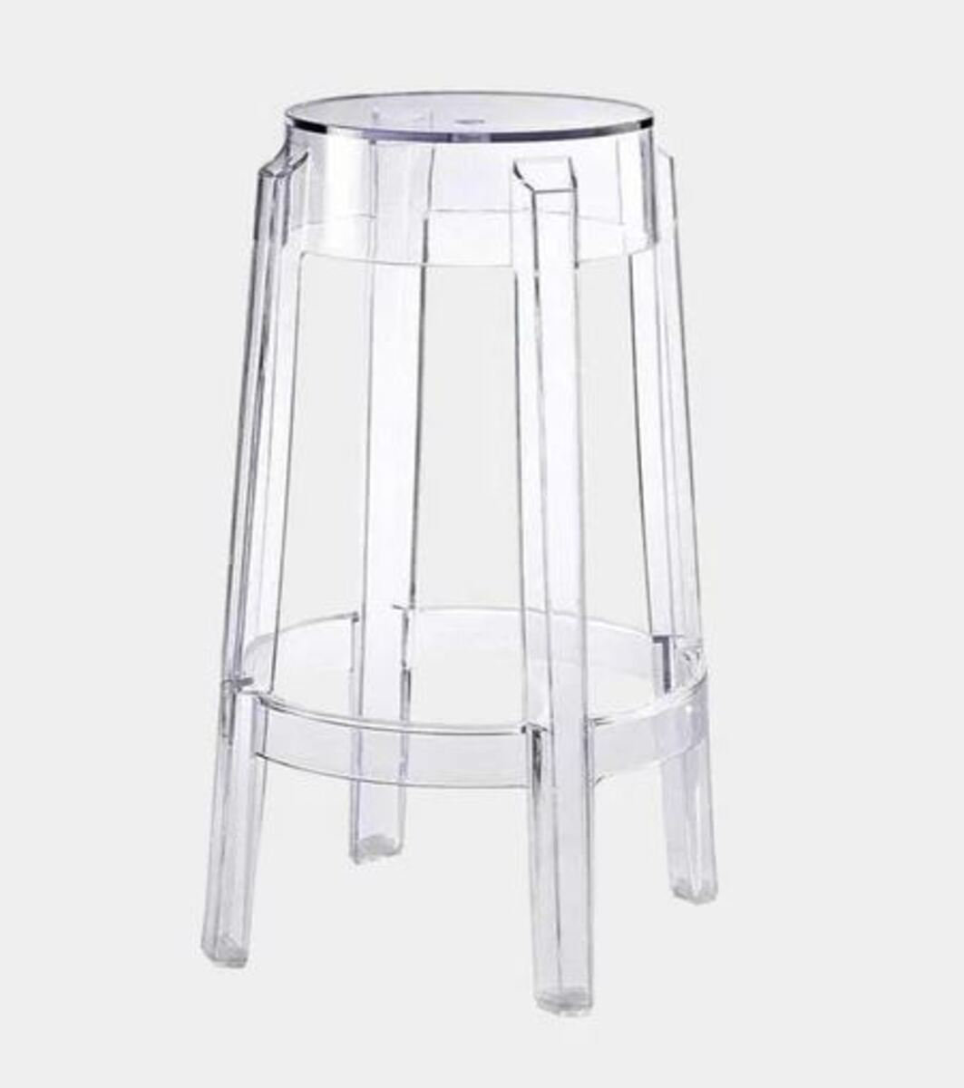 Ivy Bronx Spirit Acrylic Backless Stool | Wayfair