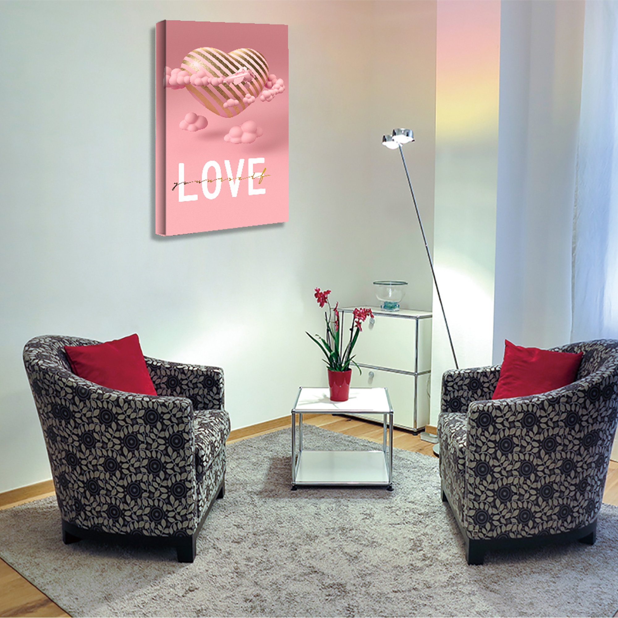 The Holiday Aisle® Watercolor Canvas Painting Prints For Home Wall ...