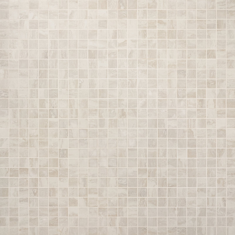 Bond Tile Essential Travertine 2" x 2" Porcelain Grid Mosaic Wall ...