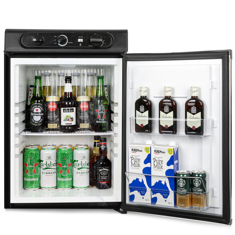 Domccy® Propane Refrigerator 3 Way Camper Gas Fridge 120V 12V LPG 2.1 ...