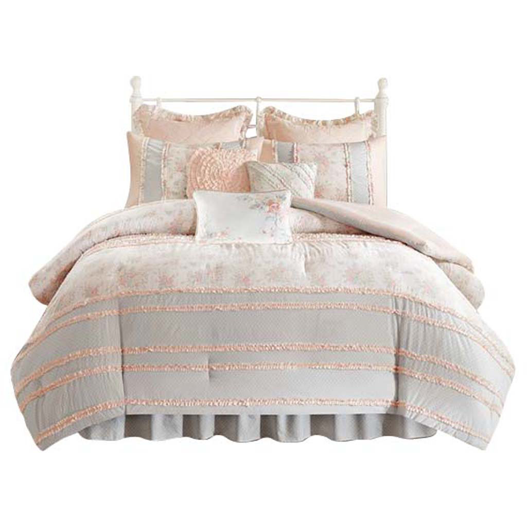 Gracie Mills Ricardo Cotton Percale Comforter Set | Wayfair