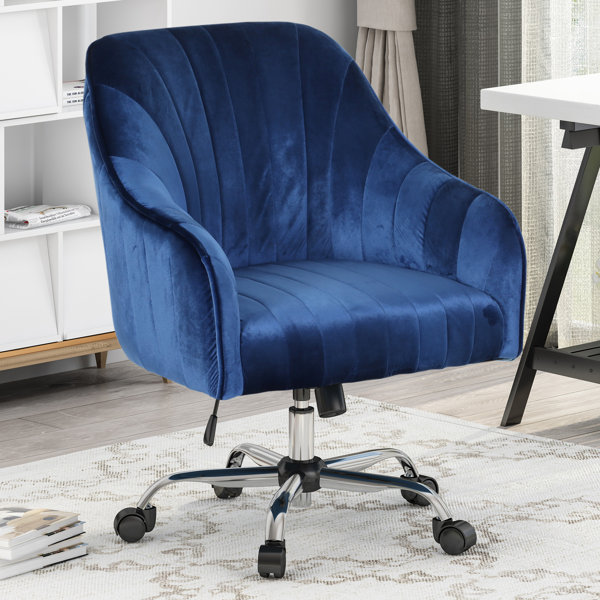 Everly Quinn Pineland Velvet Task Chair & Reviews | Wayfair