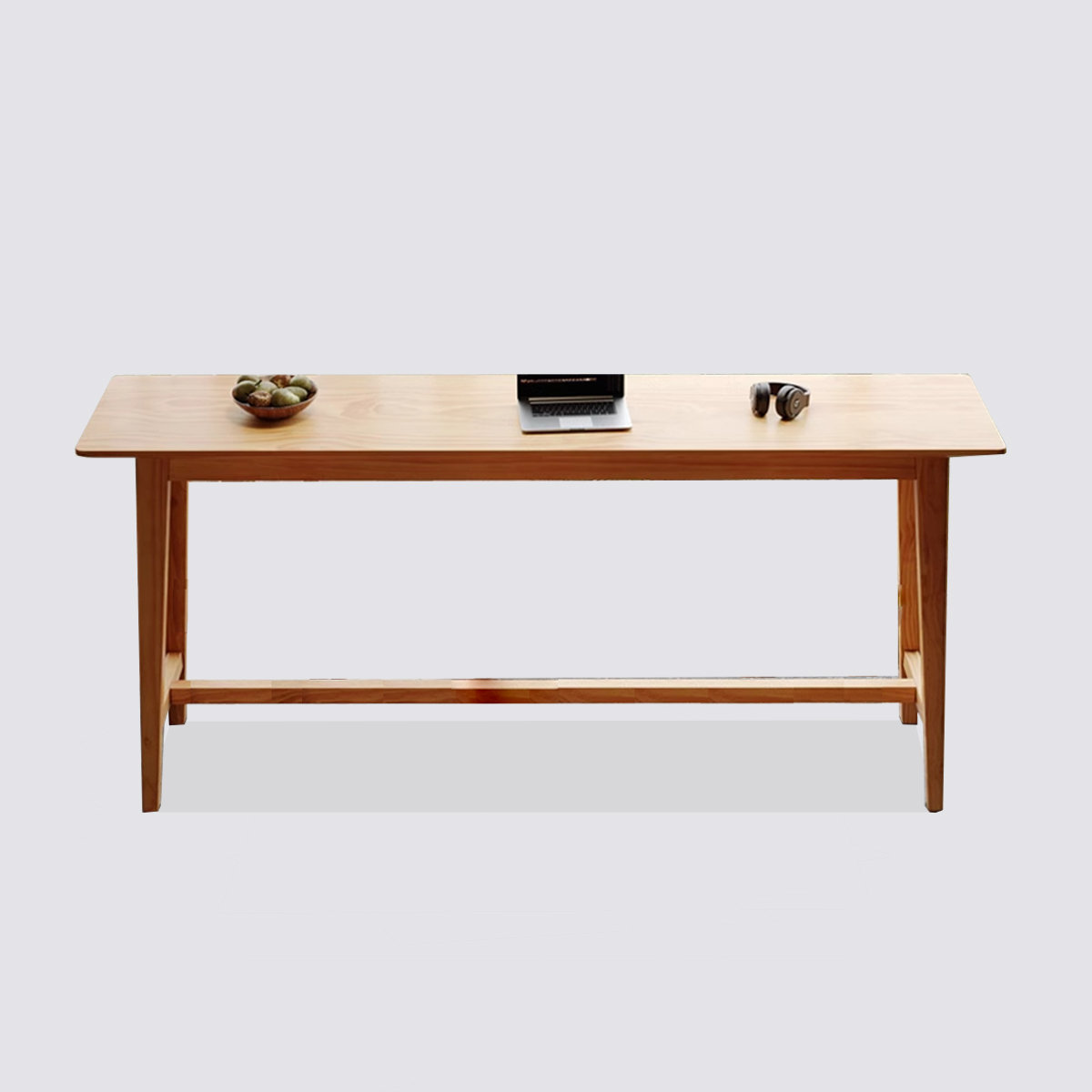 One Allium Way Solid Wood High - Legged Long Bar Table - Wayfair Canada