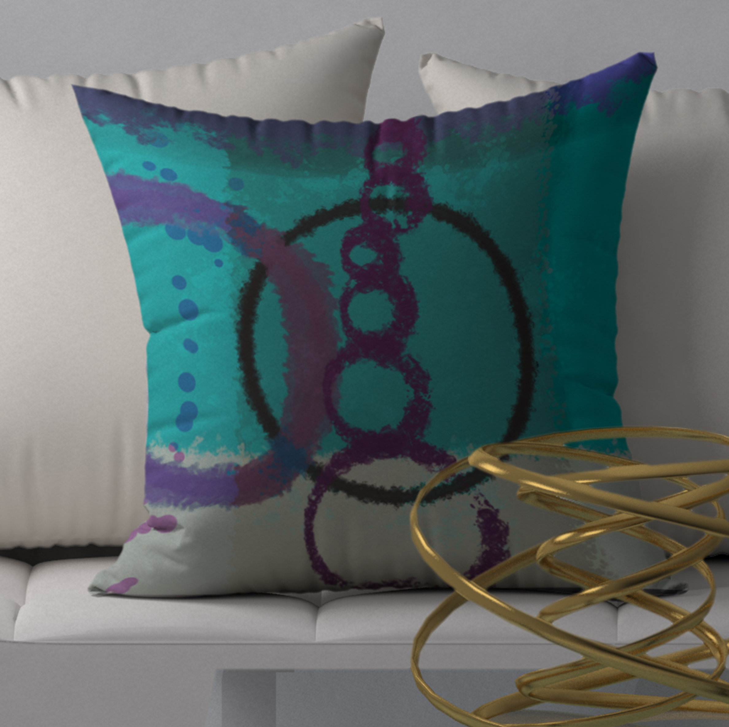 LeRoi Products Coy Pride Square Pillow Cover & Insert | Wayfair