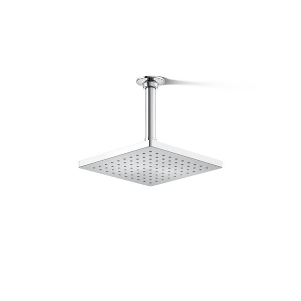 Kohler Honesty 8" Single-Function Wall or Ceiling-Mount Square Rainhead ...