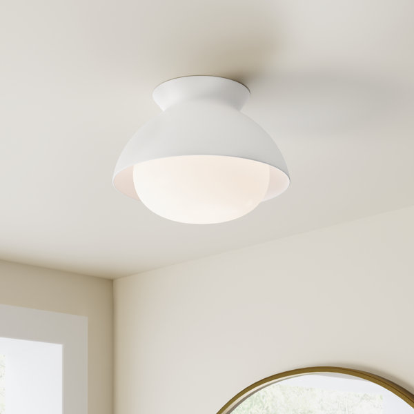 Joss & Main Alexia One Light Flush Mount By AERIN & Reviews | Wayfair