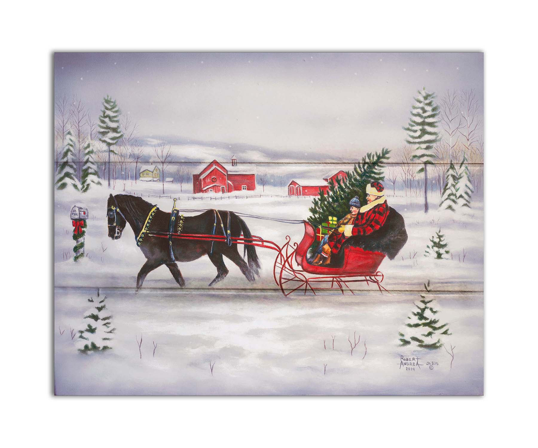 The Holiday Aisle® Sleigh Bells Ring by Robert Andrea | Wayfair
