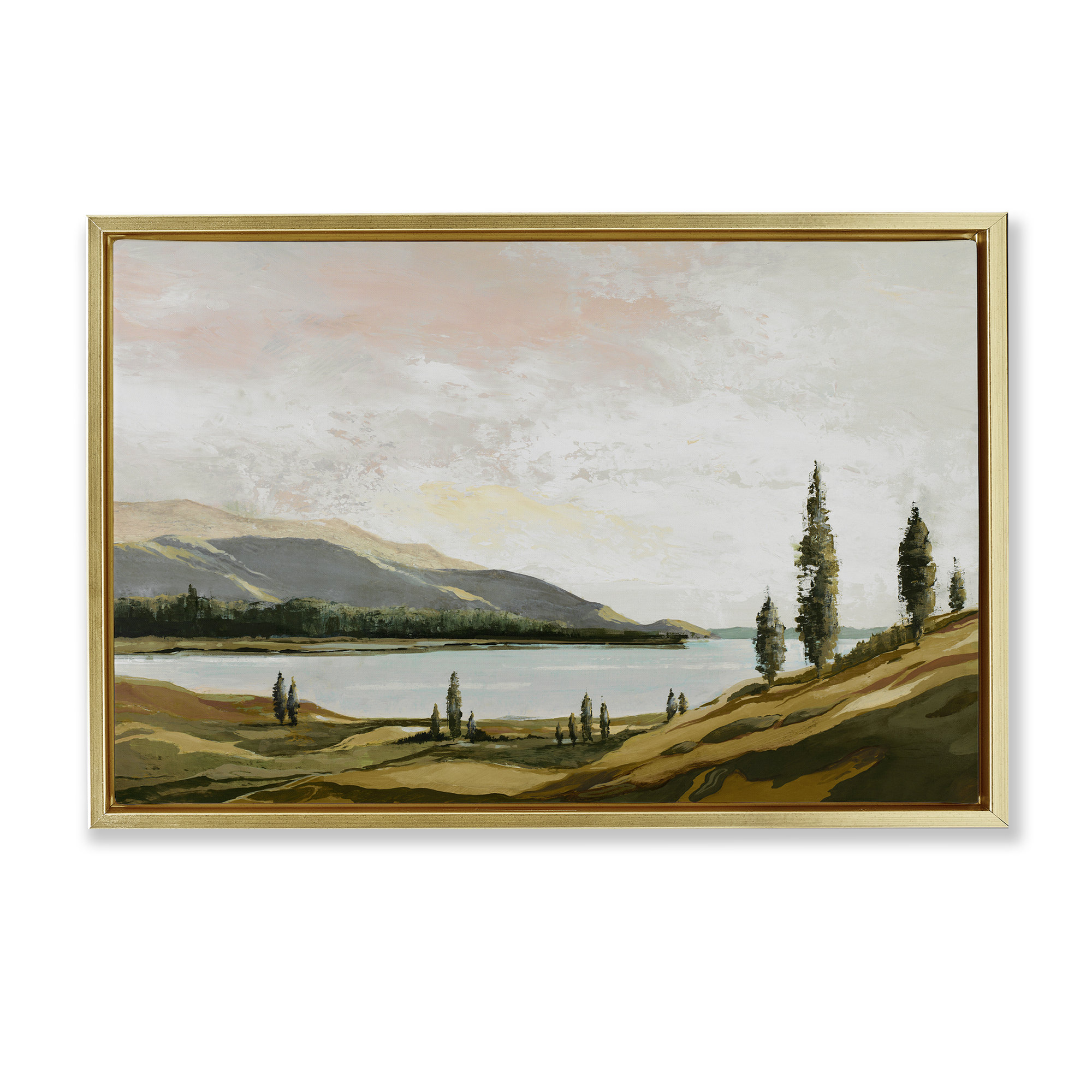 Latitude Run® Calm Scenic Landscape Floating Frame, design by Max Maxx ...