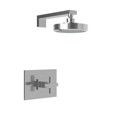 Newport Brass Skylar Balanced Pressure Shower Trim Set with Shower Head ...