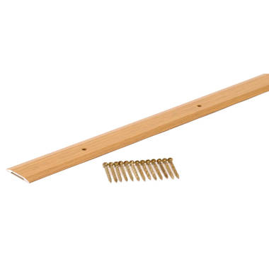 M-d Products 1.25'' W x 36'' L Threshold / End Cap in Oak | Wayfair