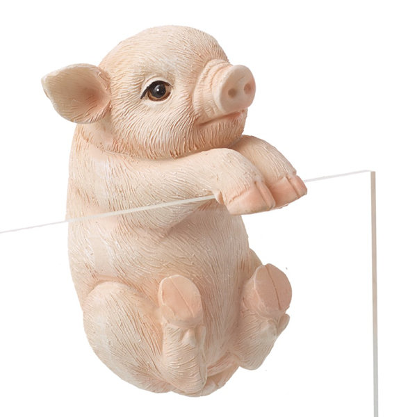 World Menagerie Yadira Pigs Animals Polyresin Garden Statue | Wayfair.co.uk