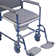 NRS Healthcare Drop Arm Height Adjustable Wheeled Commode | Wayfair.co.uk