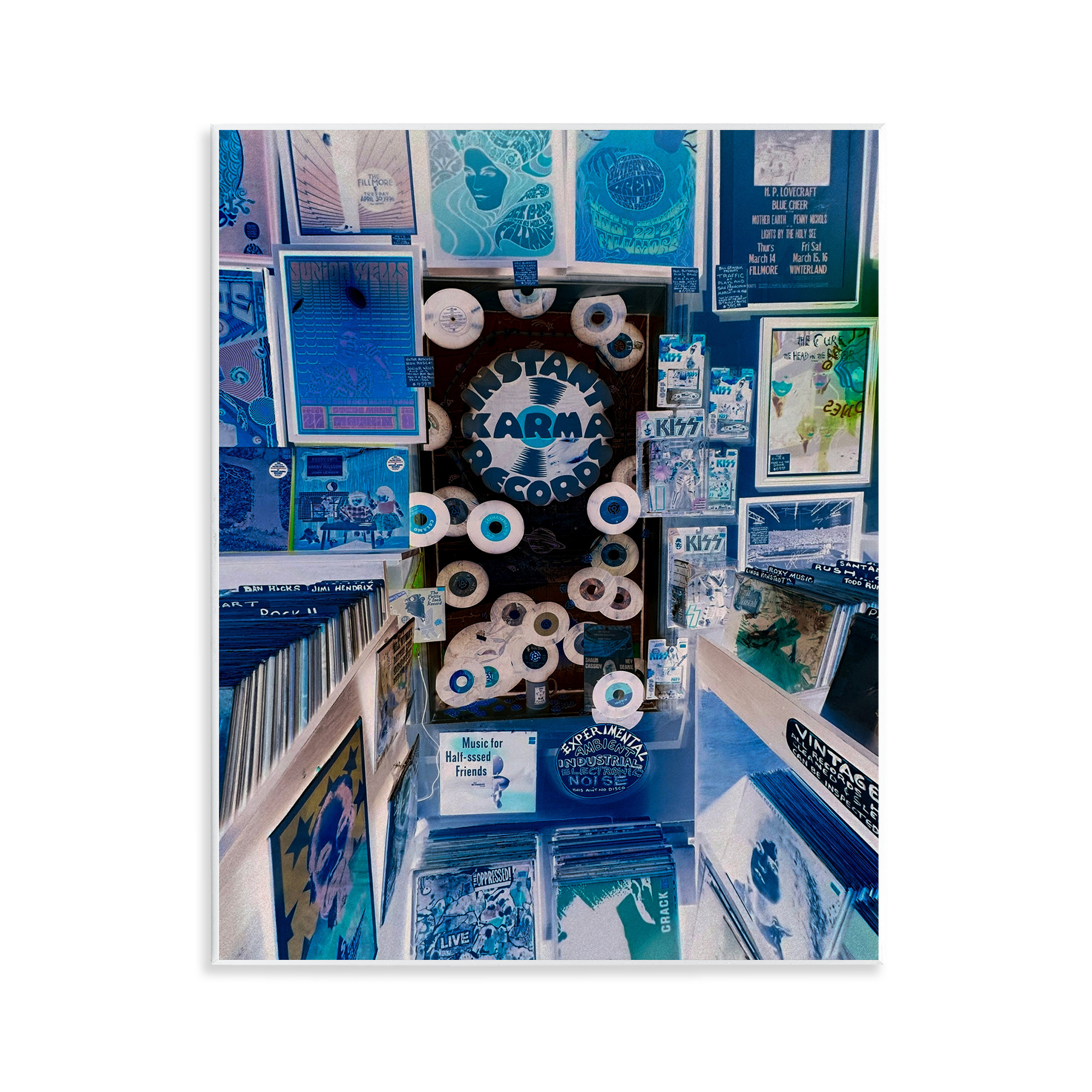 Ophelia & Co. Vintage Record Store Wall Plaque Art by Graffi*tee ...