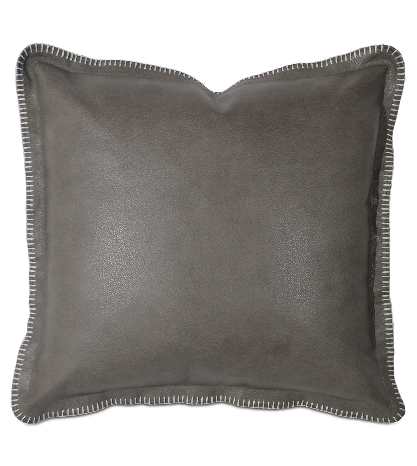 Eastern Accents Telluride Square Leather Pillow Cover & Insert ...