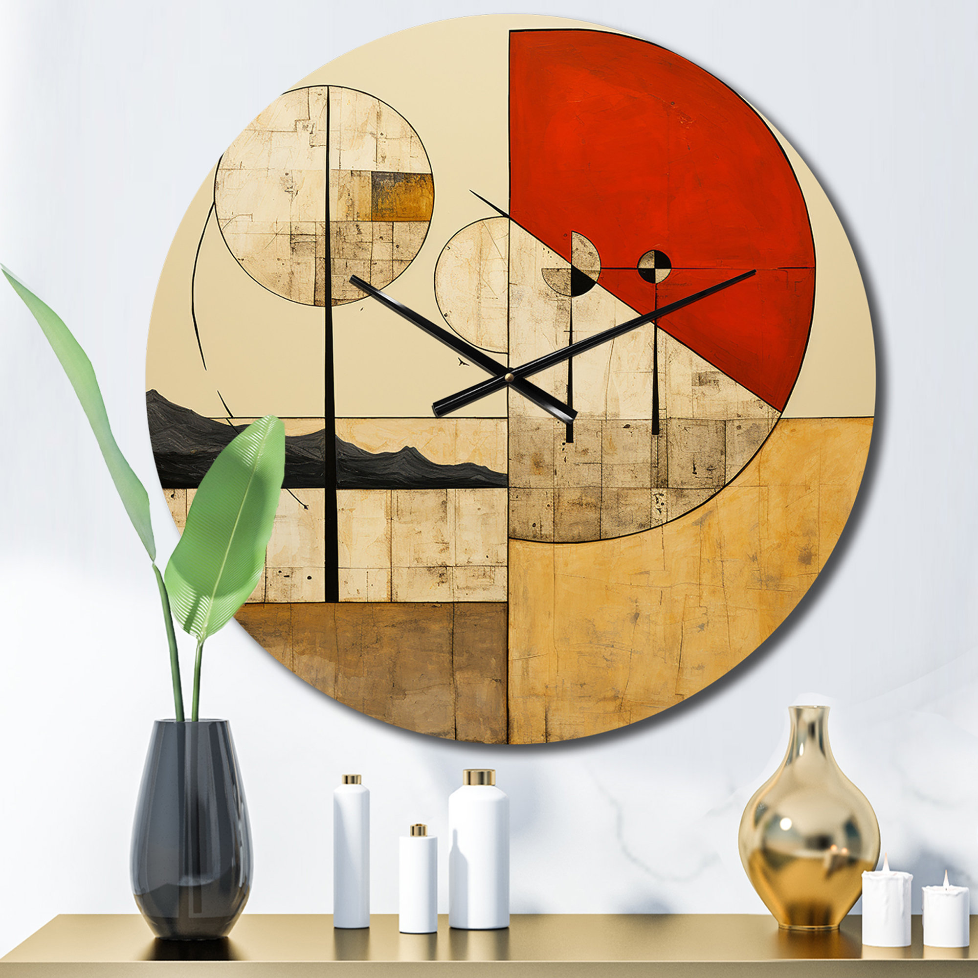 East Urban Home Time Capsule Vintage Illustration - Modern Geometric ...