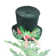 The Holiday Aisle® 2 Piece Hat Ornament Tree Topper Set | Wayfair