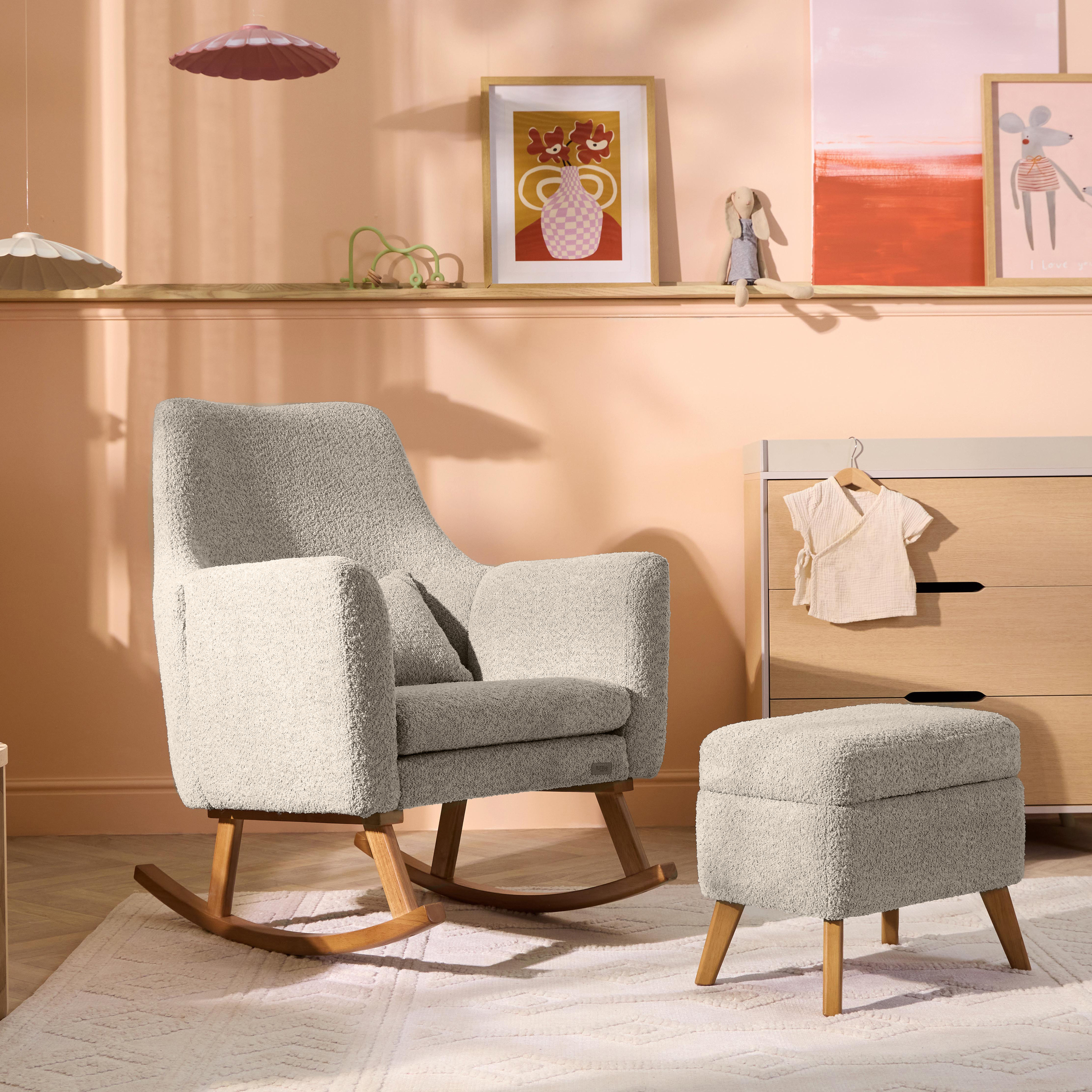 Tutti Bambini Oscar Luxe Rocking Chair & Footstool – Teddy | Wayfair.co.uk