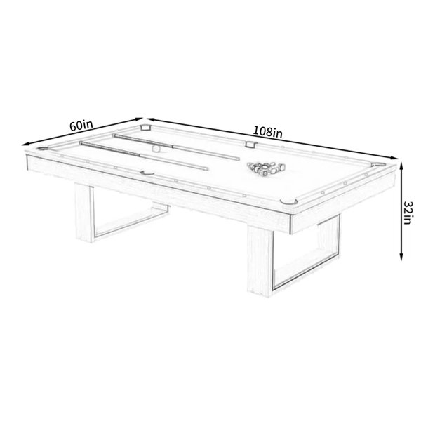 IQOWEL 3-In-1 Pool Table IQOWEL Multi Game Pool Table & Reviews | Wayfair