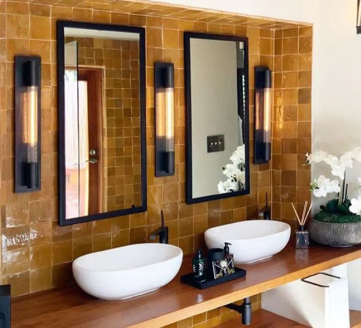 Moroccan Mosaic Tile House Zelig 4" x 4" Fabric Look Wall & Floor Tile ...