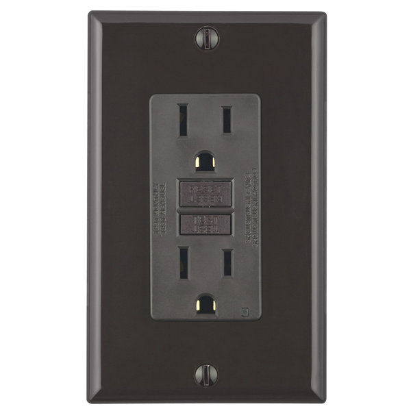 Leviton 15 Amps Tamper Resistant Outlet | Wayfair