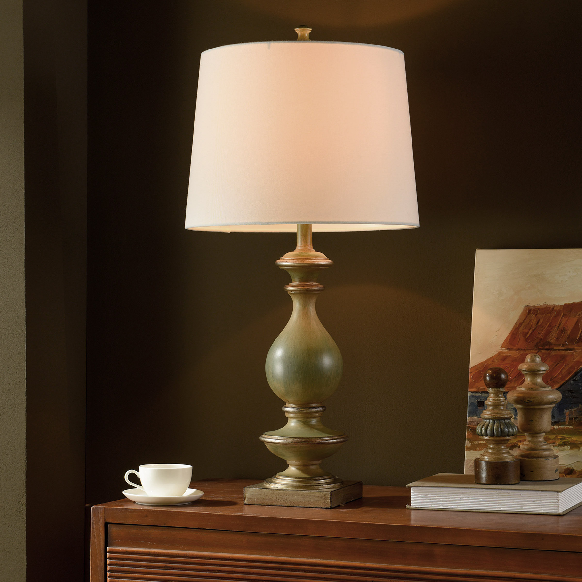 Ophelia & Co. Marionville Resin Table Lamp & Reviews | Wayfair