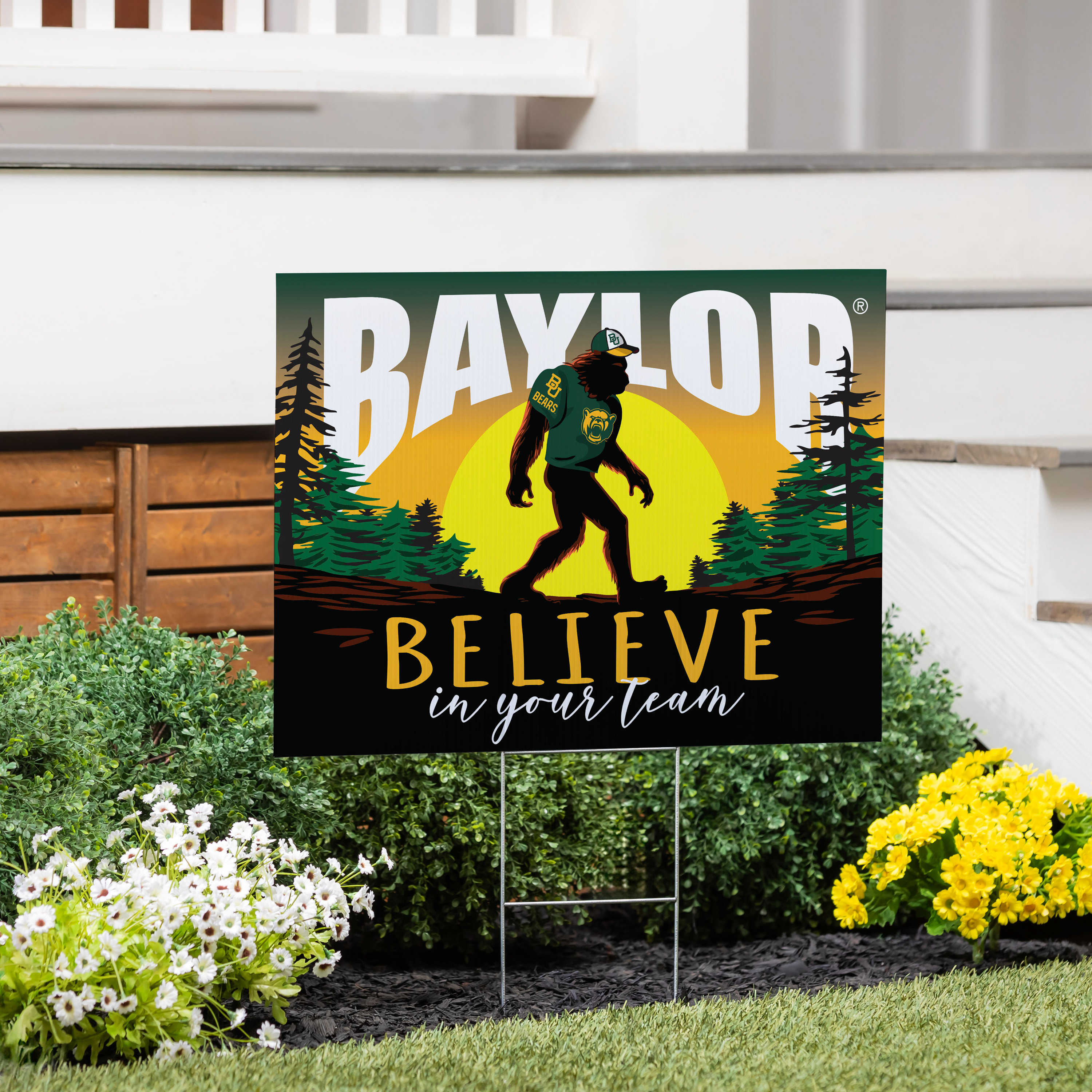 Ophelia & Co. Baylor University Yard Sign, Bigfoot | Wayfair