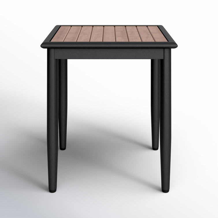 Birch Lane™ Limetta Square Resin Outdoor Side Table | Wayfair